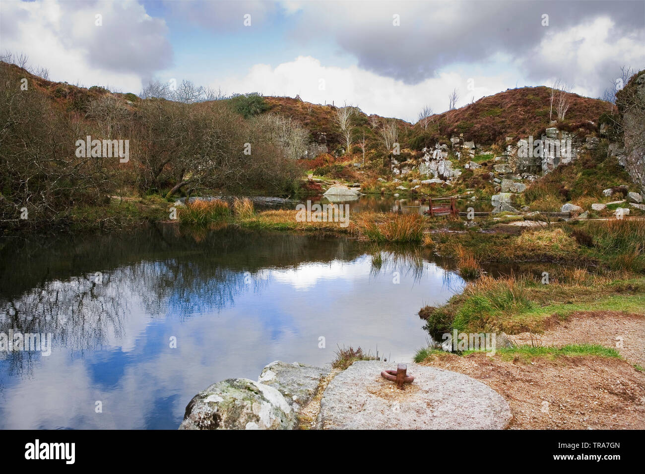 Haytor Quarries, Haytor Down, Dartmoor, Devon Stock Photo - Alamy
