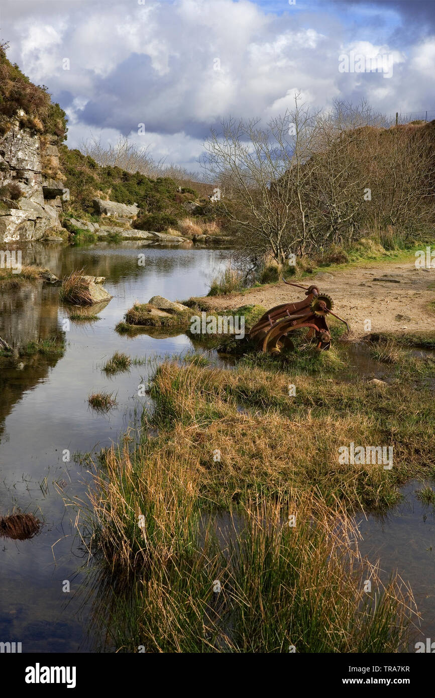 Haytor Quarries, Haytor Down, Dartmoor, Devon Stock Photo - Alamy
