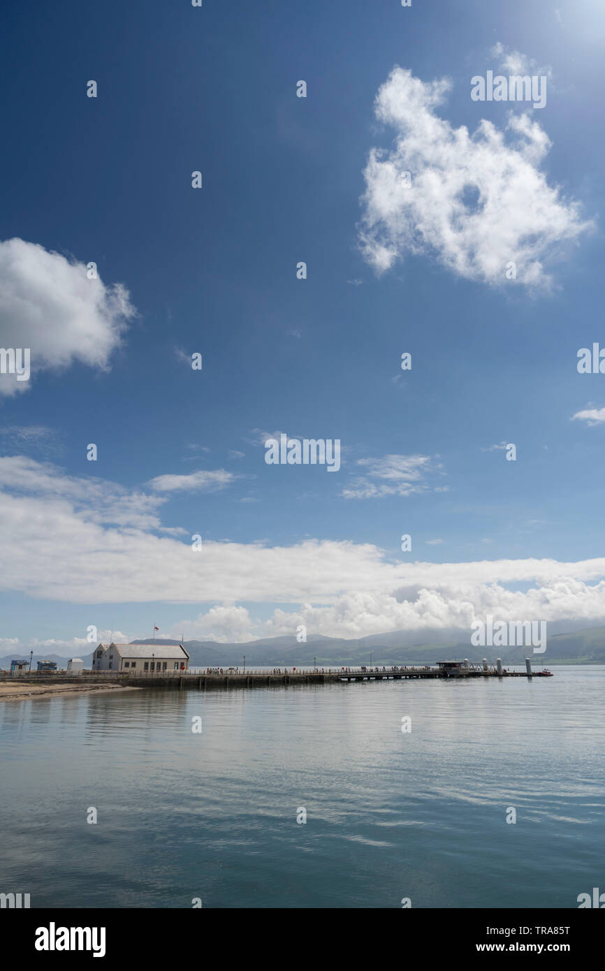 Beaumaris Pier, Anglesey, Wales, UK Stock Photo - Alamy