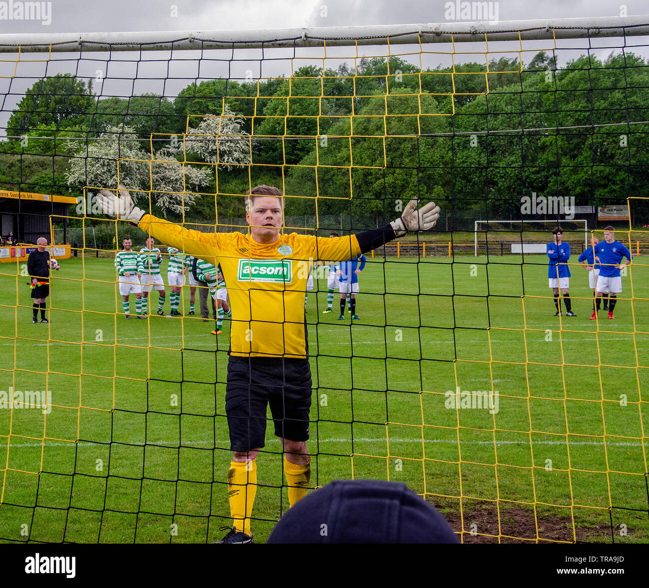 KILBIRNIE, SCOTLAND - MAY 26th 2019: Penalty shoot out to decide who ...