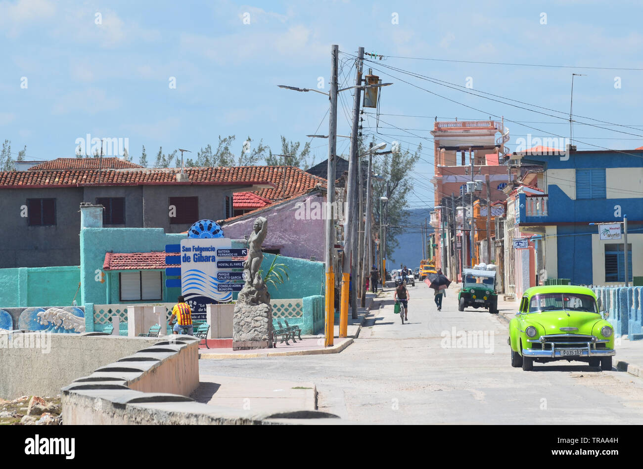 Gibara old town, Holguín province, Southern Cuba Stock Photo - Alamy