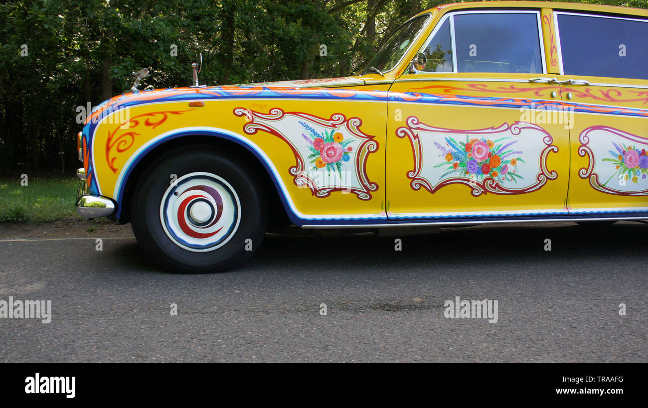 John Lennon Psychedelic Car