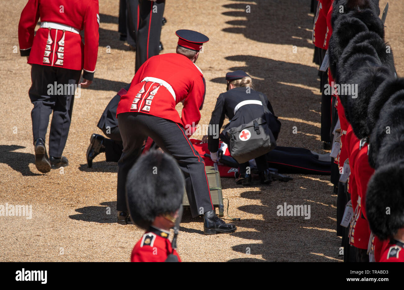Guardsman fainted hi-res stock photography and images - Alamy