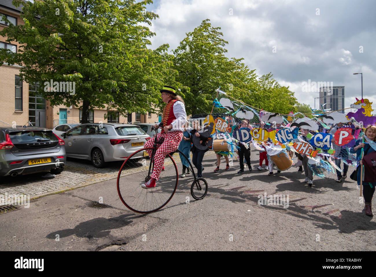 Glasgow, Scotland, UK. 1st June, 2019: The entertainer called The Magic ...