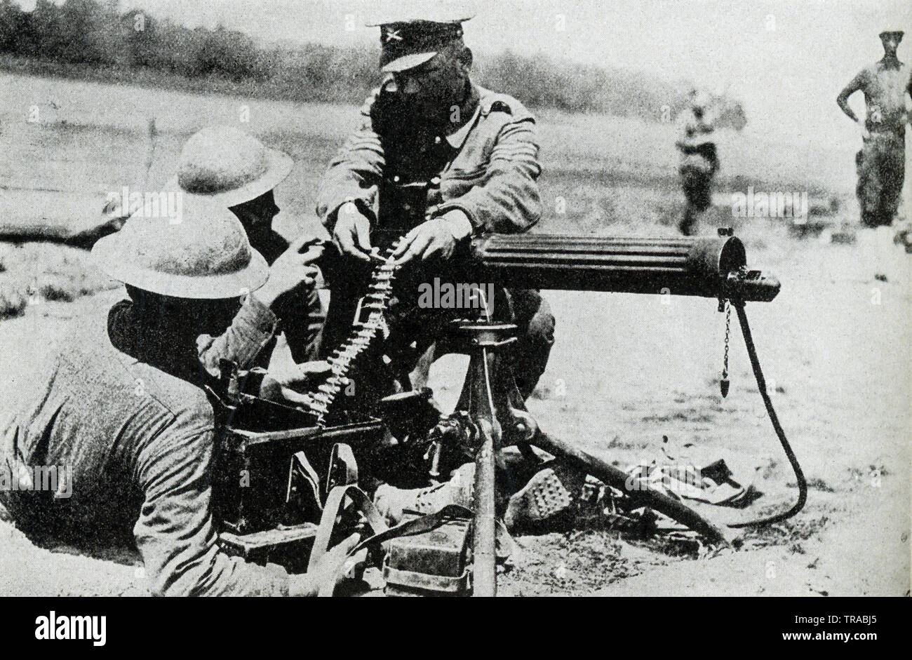 Machine gun world war one hi-res stock photography and images - Alamy