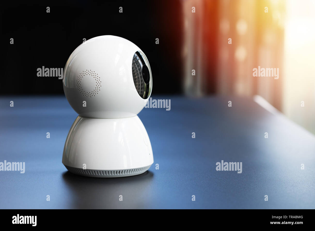 Wireless CCTV security camera operating in home Stock Photo - Alamy Wireless CCTV security camera operating in home Stock Photo - Alamy