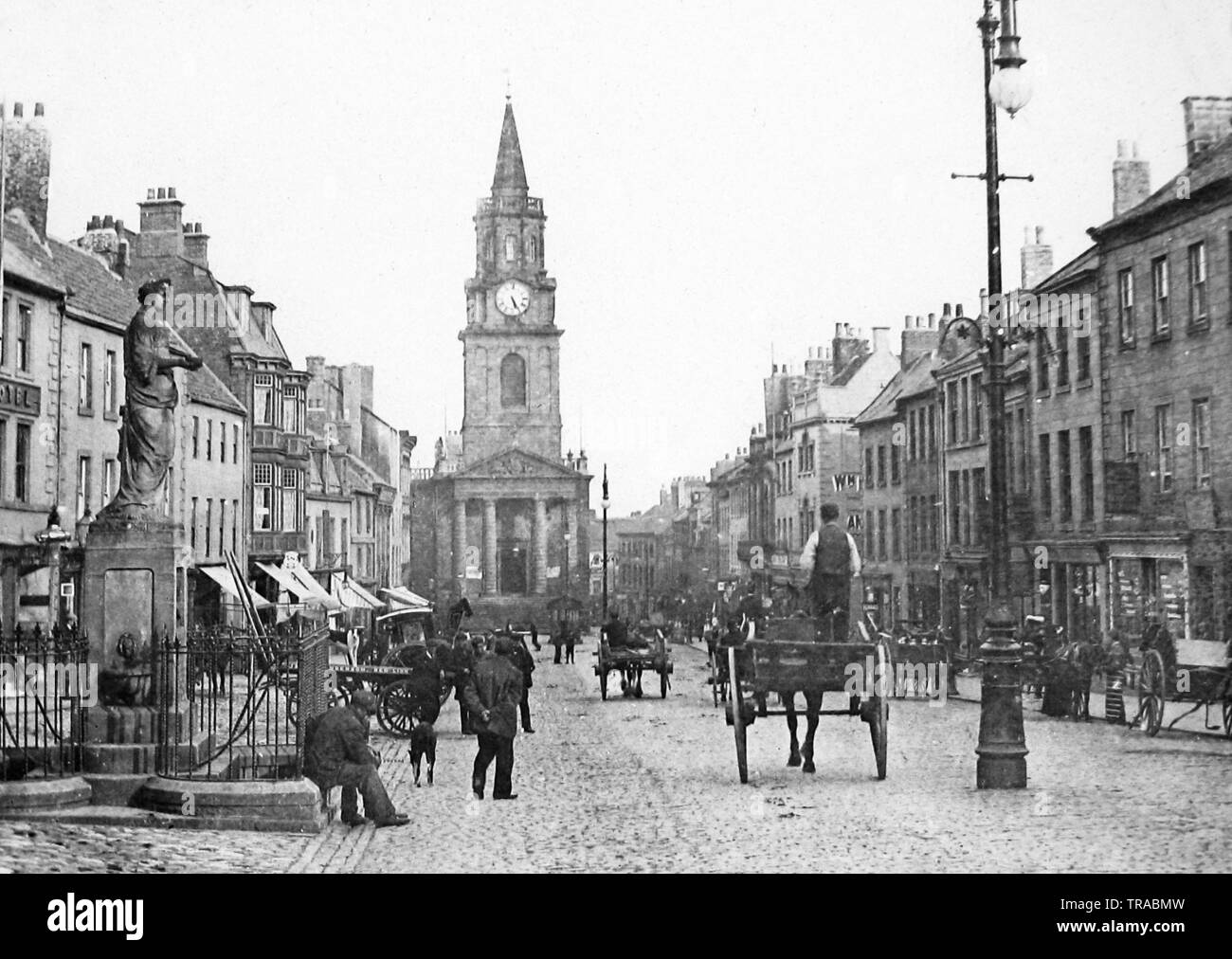 Berwick on Tweed High Street Stock Photo - Alamy