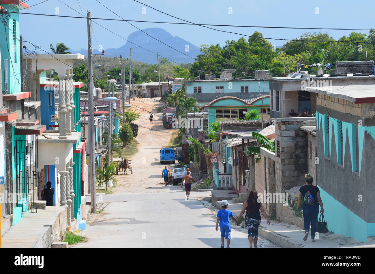 Gibara old town, Holguín province, Southern Cuba Stock Photo - Alamy