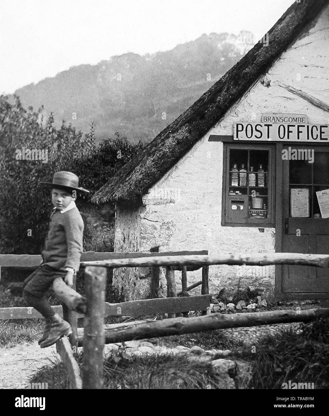 Post Office, Branscombe, Devon Stock Photo - Alamy