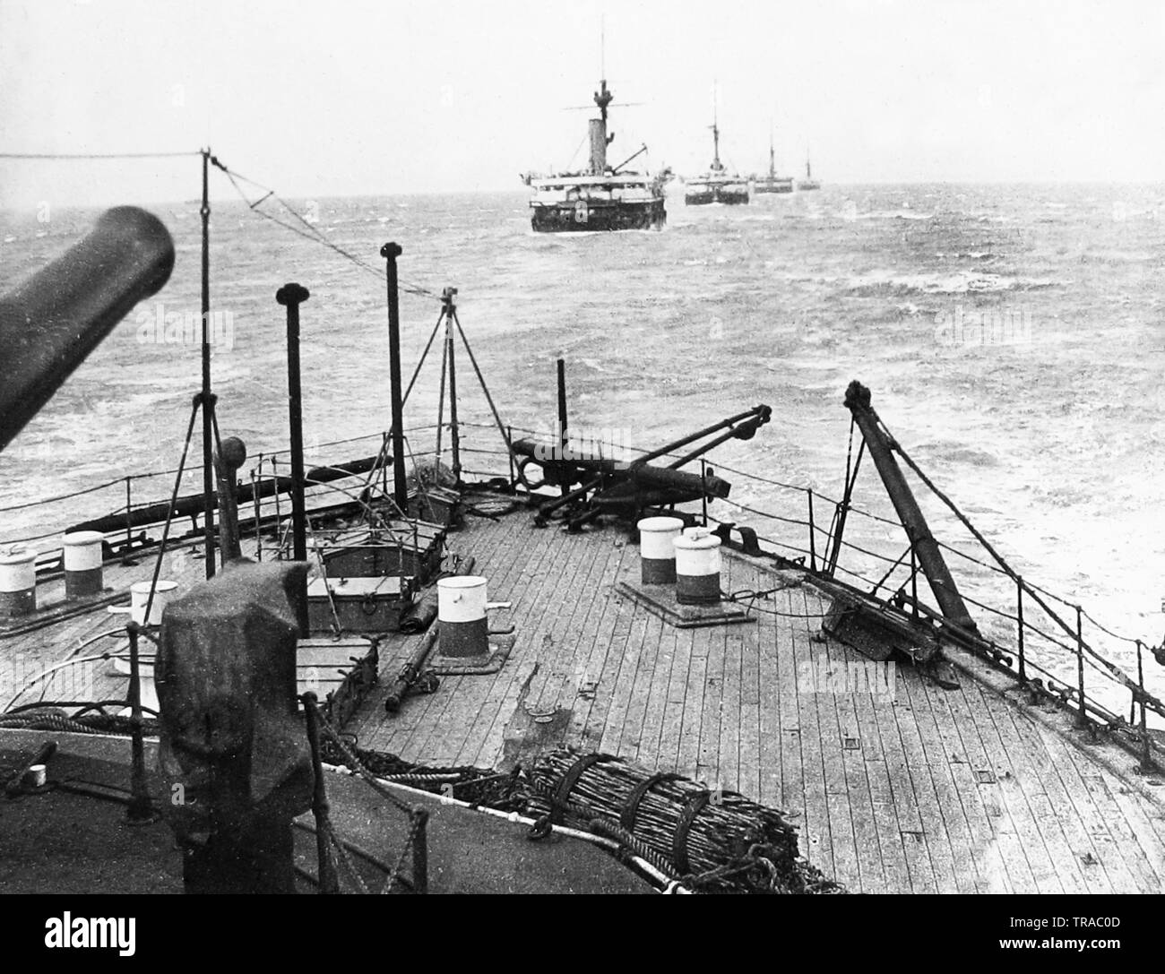 Royal Navy warships patrolling the North Sea during WW1 Stock Photo - Alamy