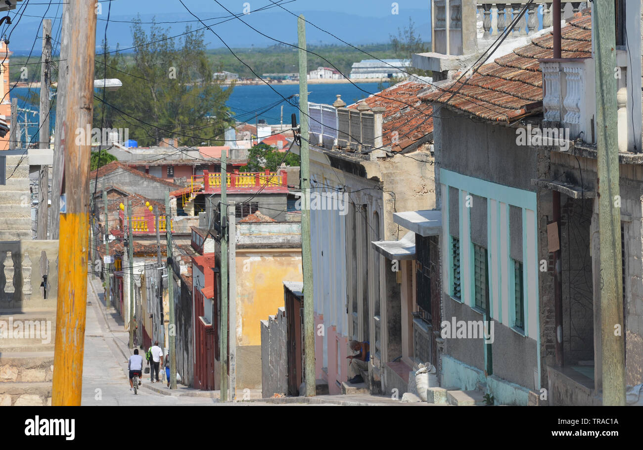 Gibara old town, Holguín province, Southern Cuba Stock Photo - Alamy