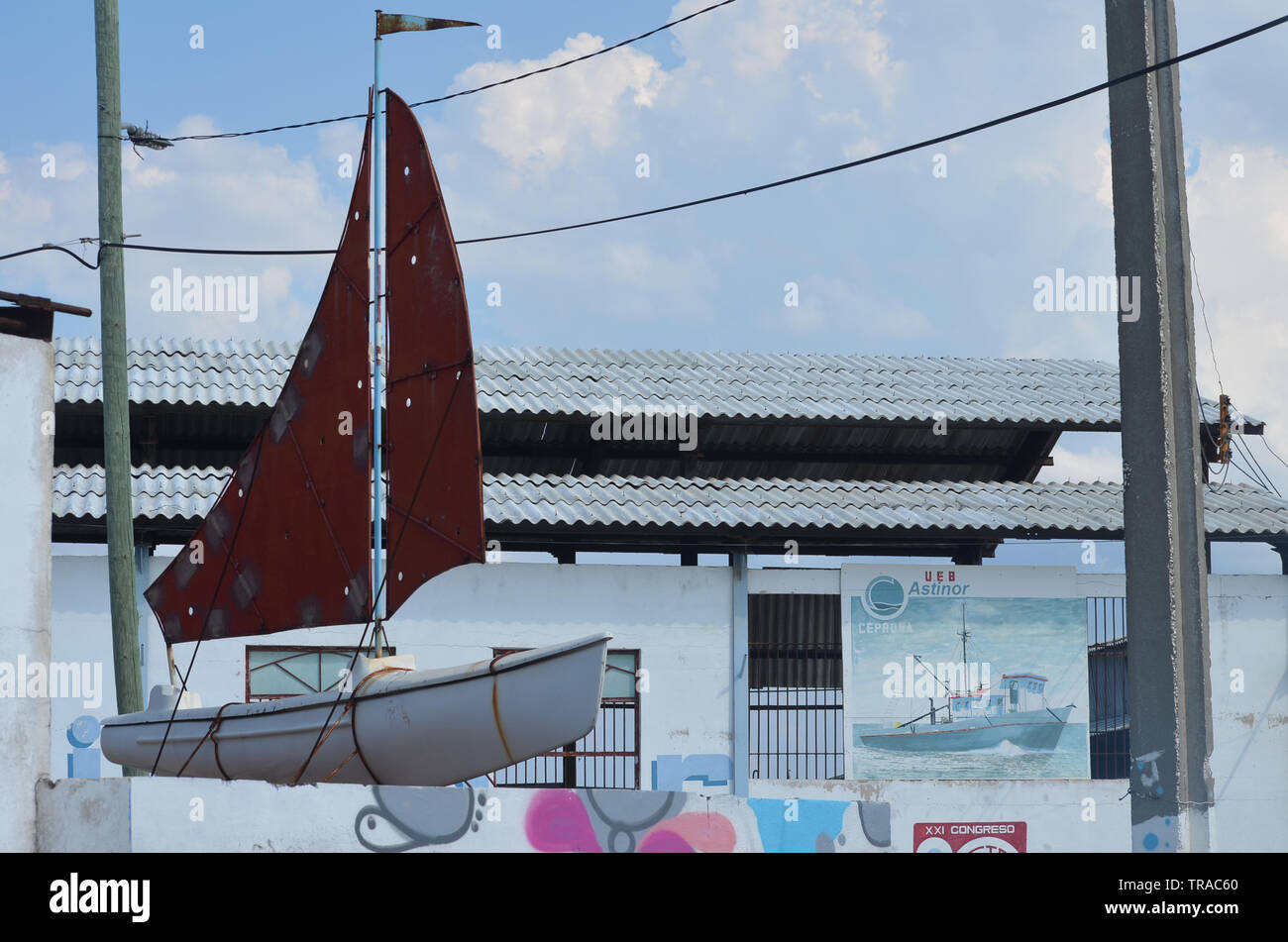 Gibara old town, Holguín province, Southern Cuba Stock Photo - Alamy