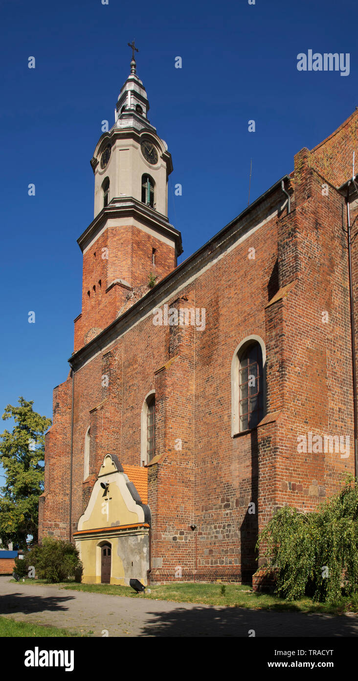 Church of St. Florian in Znin. Poland Stock Photo - Alamy