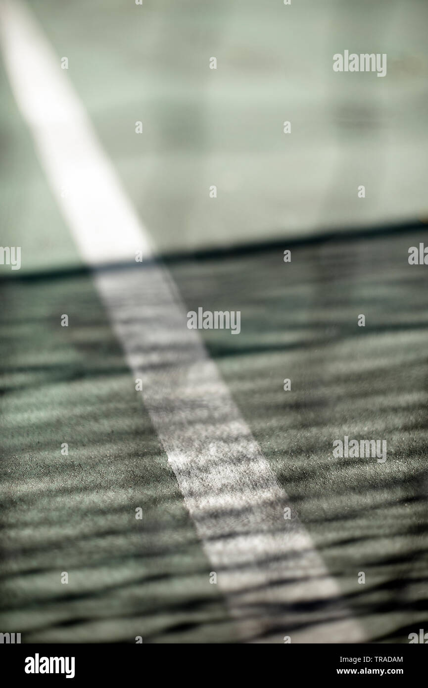 Amazing abstract close ups of a hard court for tennis showing the lines ...