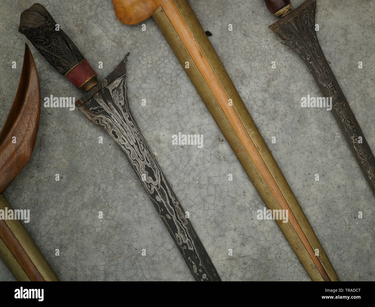 Large collection of Keris blades from Malaysia and Java, a historic ...