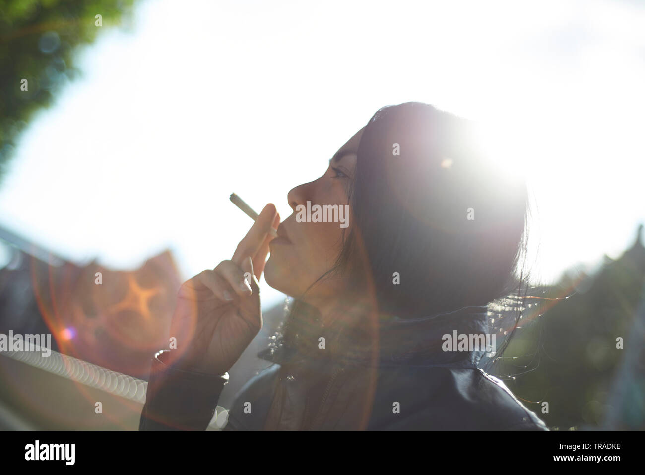 Stoner woman hi-res stock photography and images - Alamy