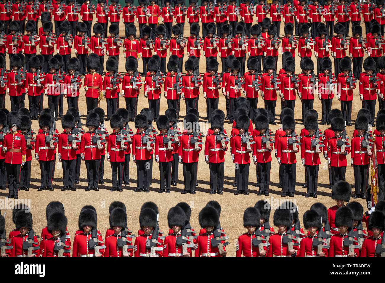 Horse Guards Parade, London, UK. 1st June 2019. Soldiers of the ...