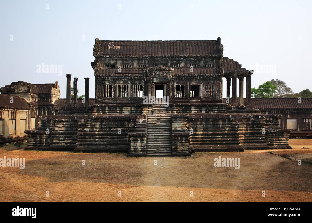 Library of Angkor Wat - Capital temple. Siem Reap province. Cambodia ...