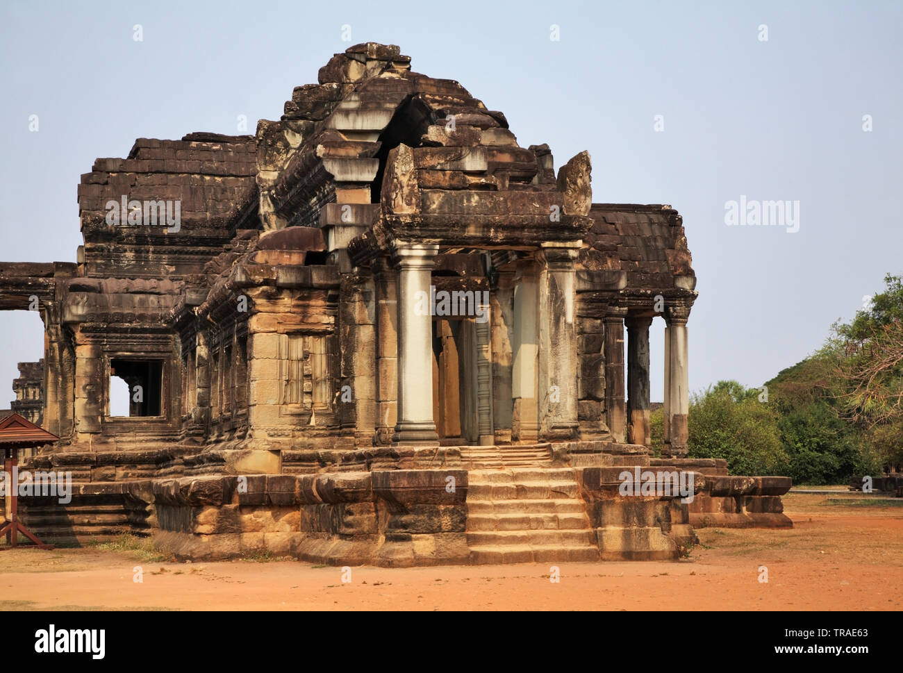 Library of Angkor Wat - Capital temple. Siem Reap province. Cambodia ...