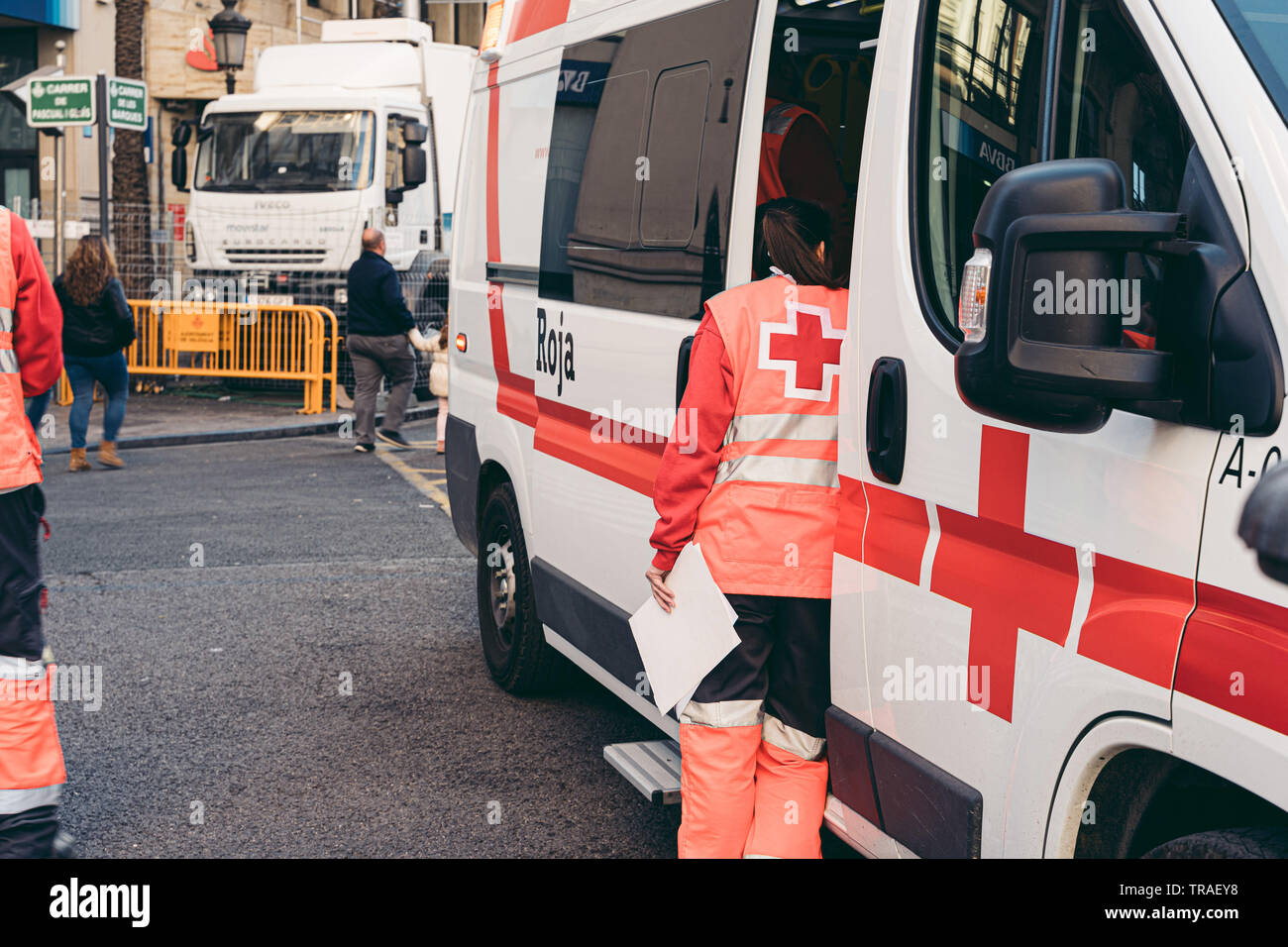 Red Cross Ambulance High Resolution Stock Photography and Images - Alamy