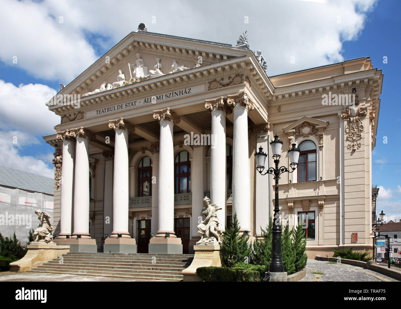 Theater in Oradea. Romania Stock Photo - Alamy