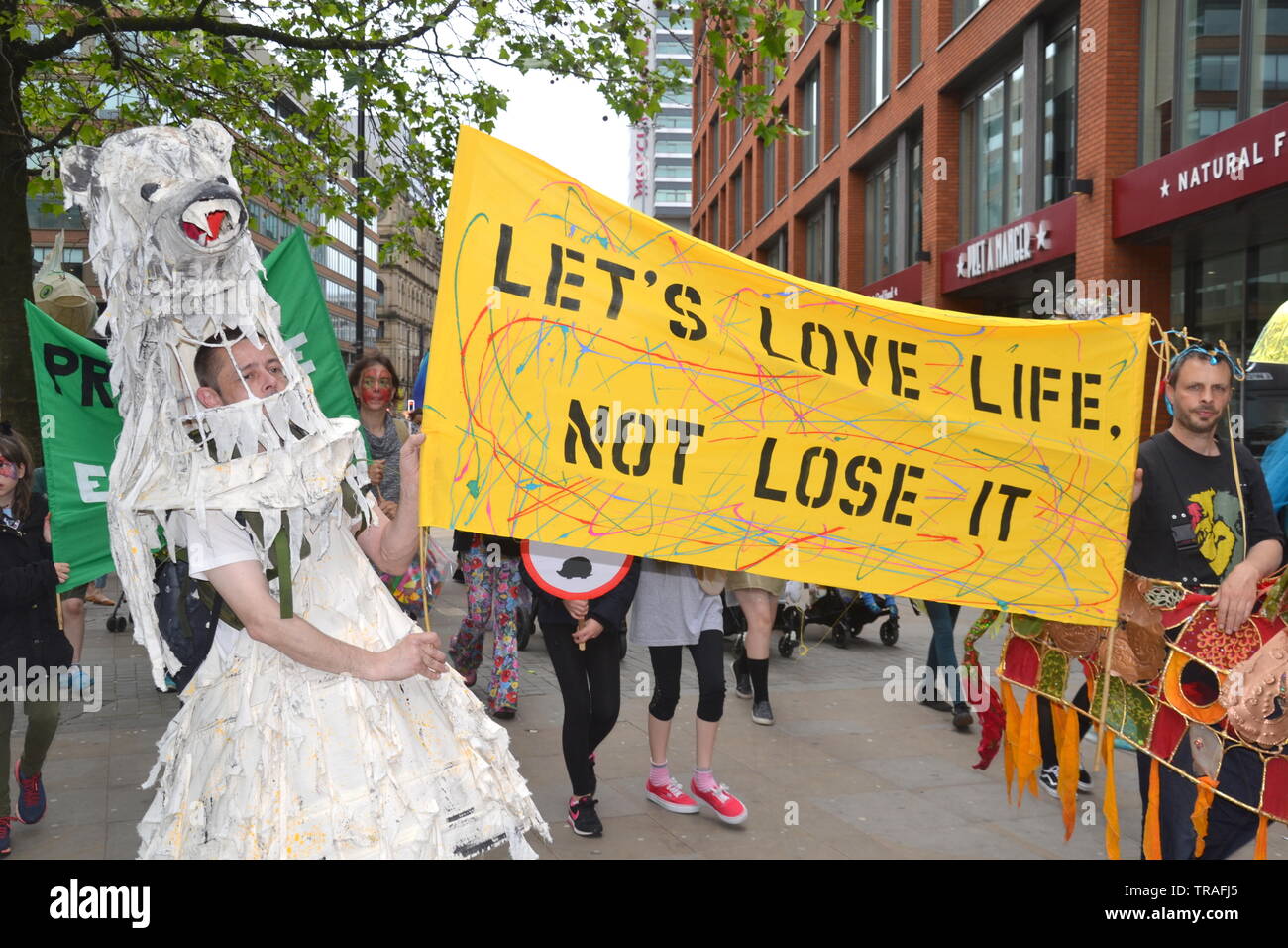 A 'Carnival of Creatures' parade to protest against climate change and ...