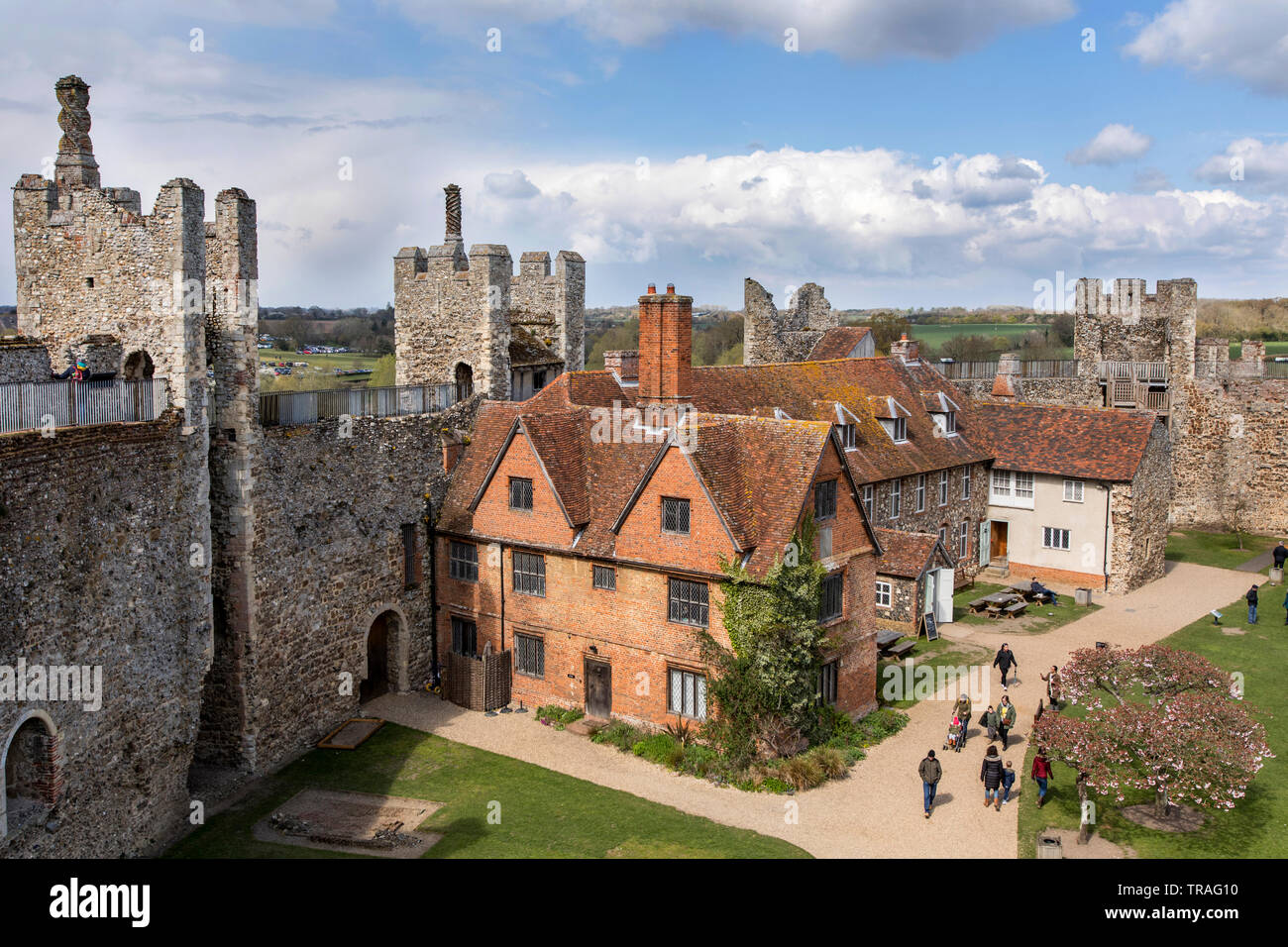 Framlingham Castle is a castle in the market town of Framlingham in ...