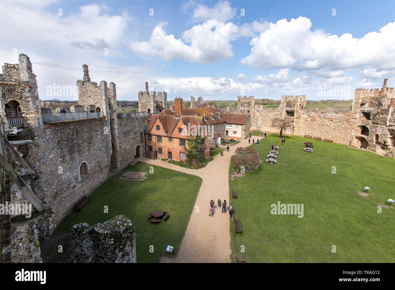 Framlingham Castle is a castle in the market town of Framlingham in ...