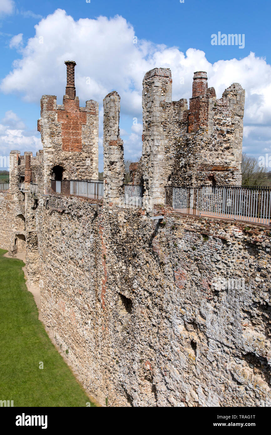 Framlingham Castle is a castle in the market town of Framlingham in ...