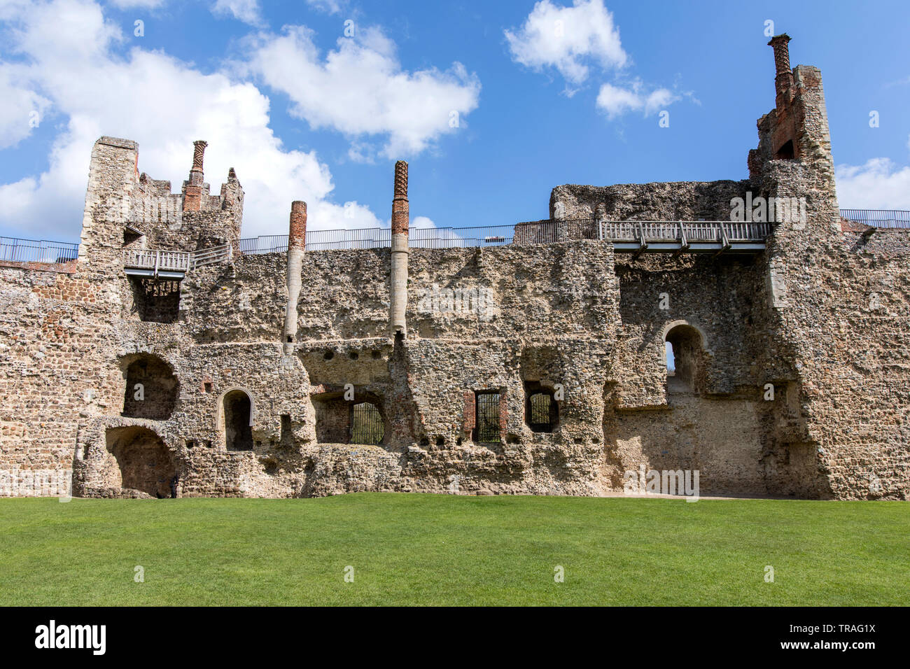 Framlingham Castle is a castle in the market town of Framlingham in ...