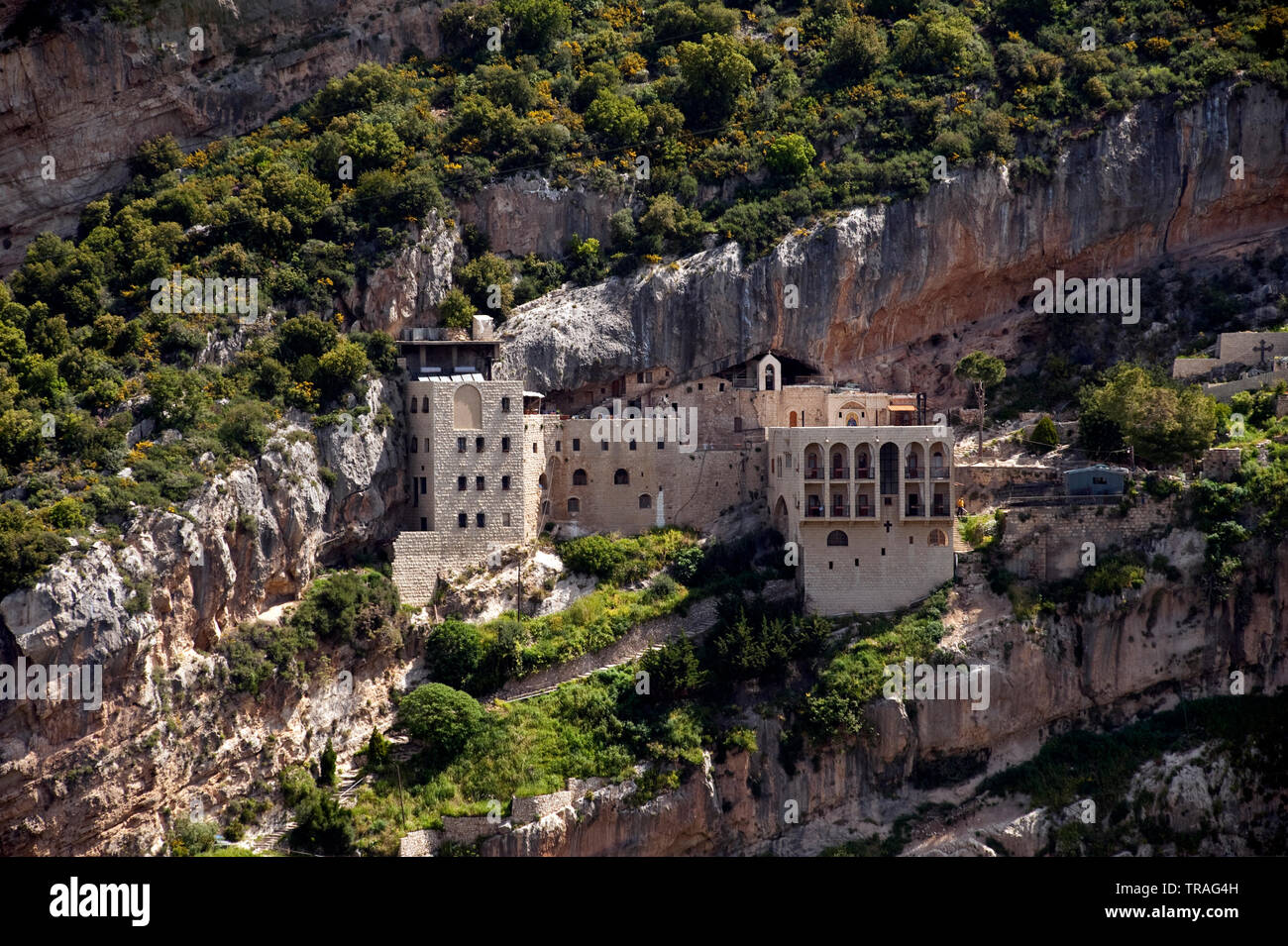 Wadi Qadisha, Libanon Stock Photo - Alamy