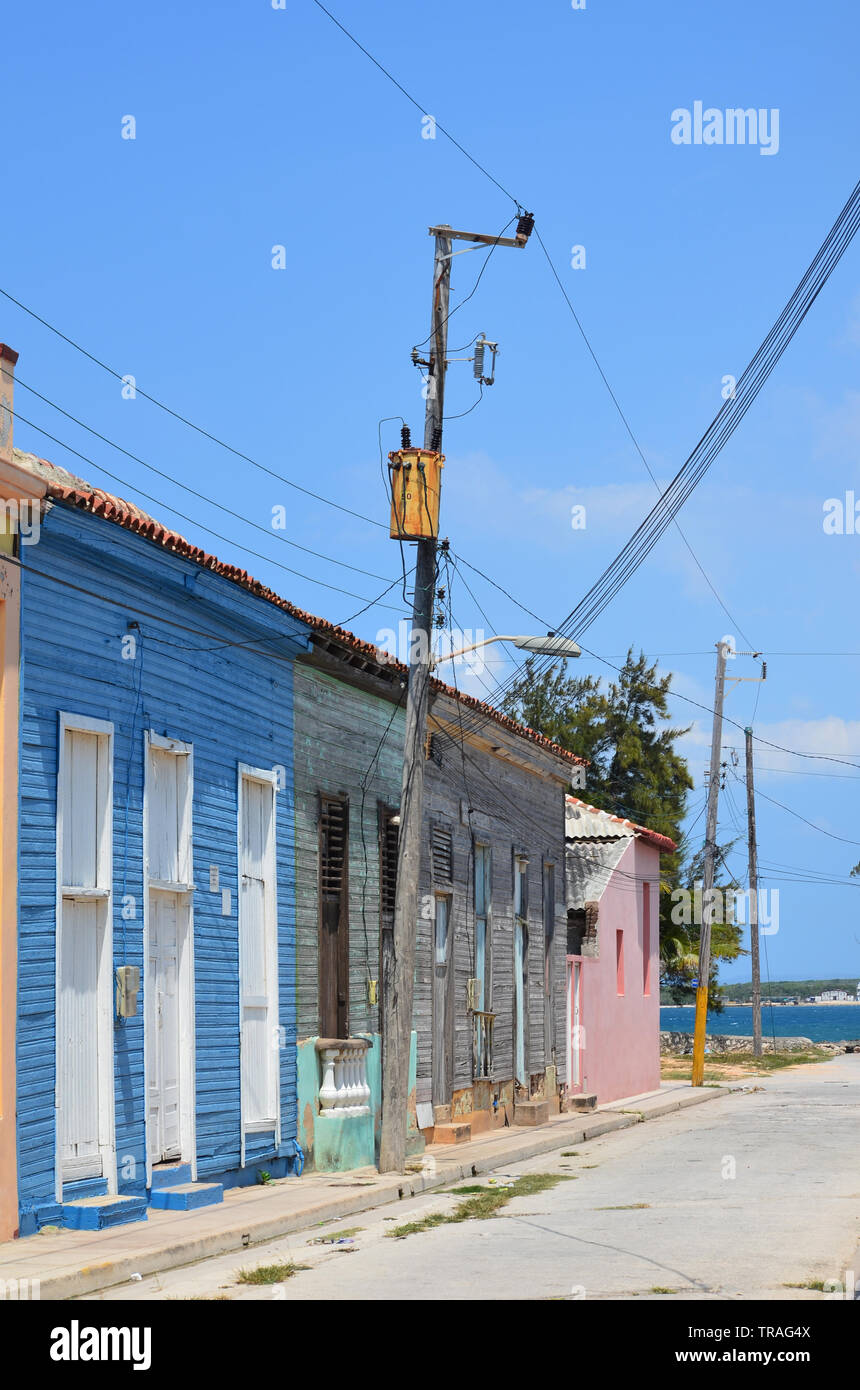 Gibara old town, Holguín province, Southern Cuba Stock Photo - Alamy