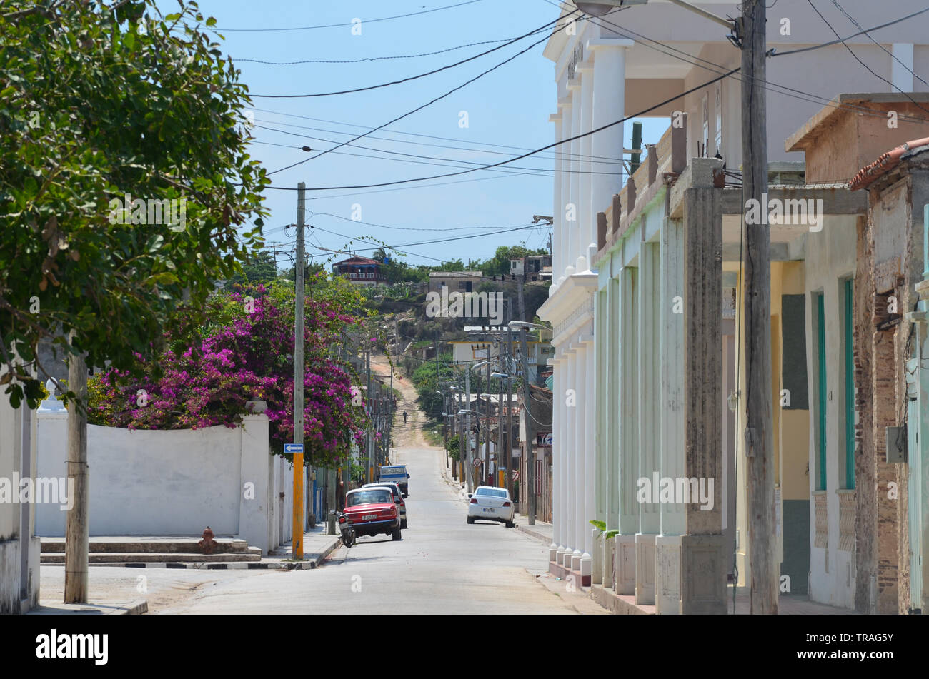 Gibara old town, Holguín province, Southern Cuba Stock Photo - Alamy