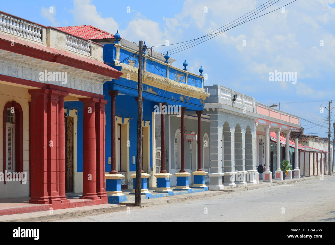 Gibara old town, Holguín province, Southern Cuba Stock Photo - Alamy