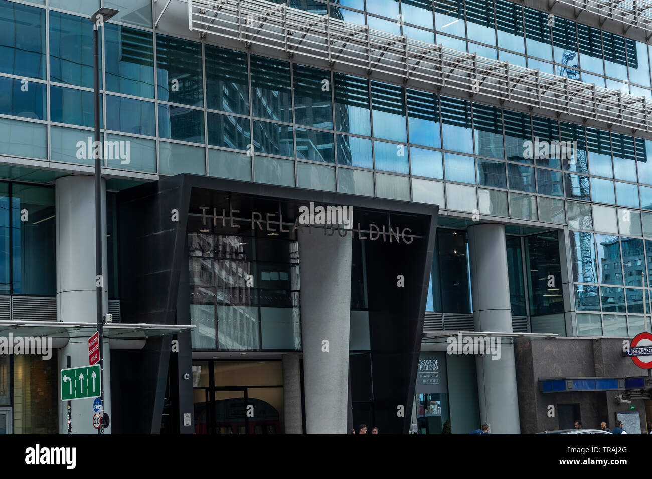 Relay Building Whitechape, London Stock Photo - Alamy
