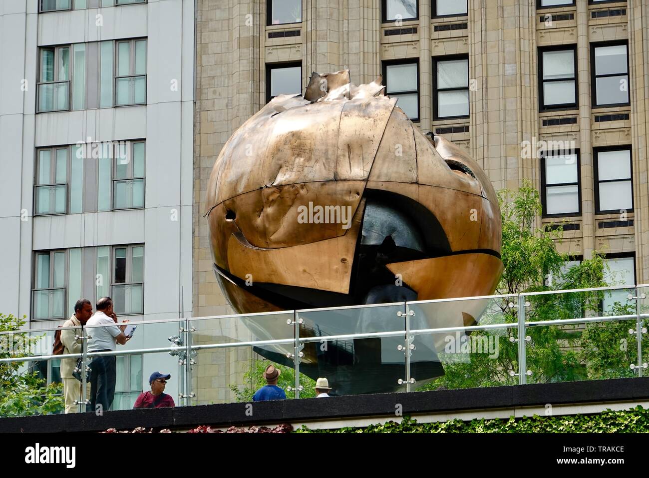 Fritz koenig world trade center hi-res stock photography and images - Alamy