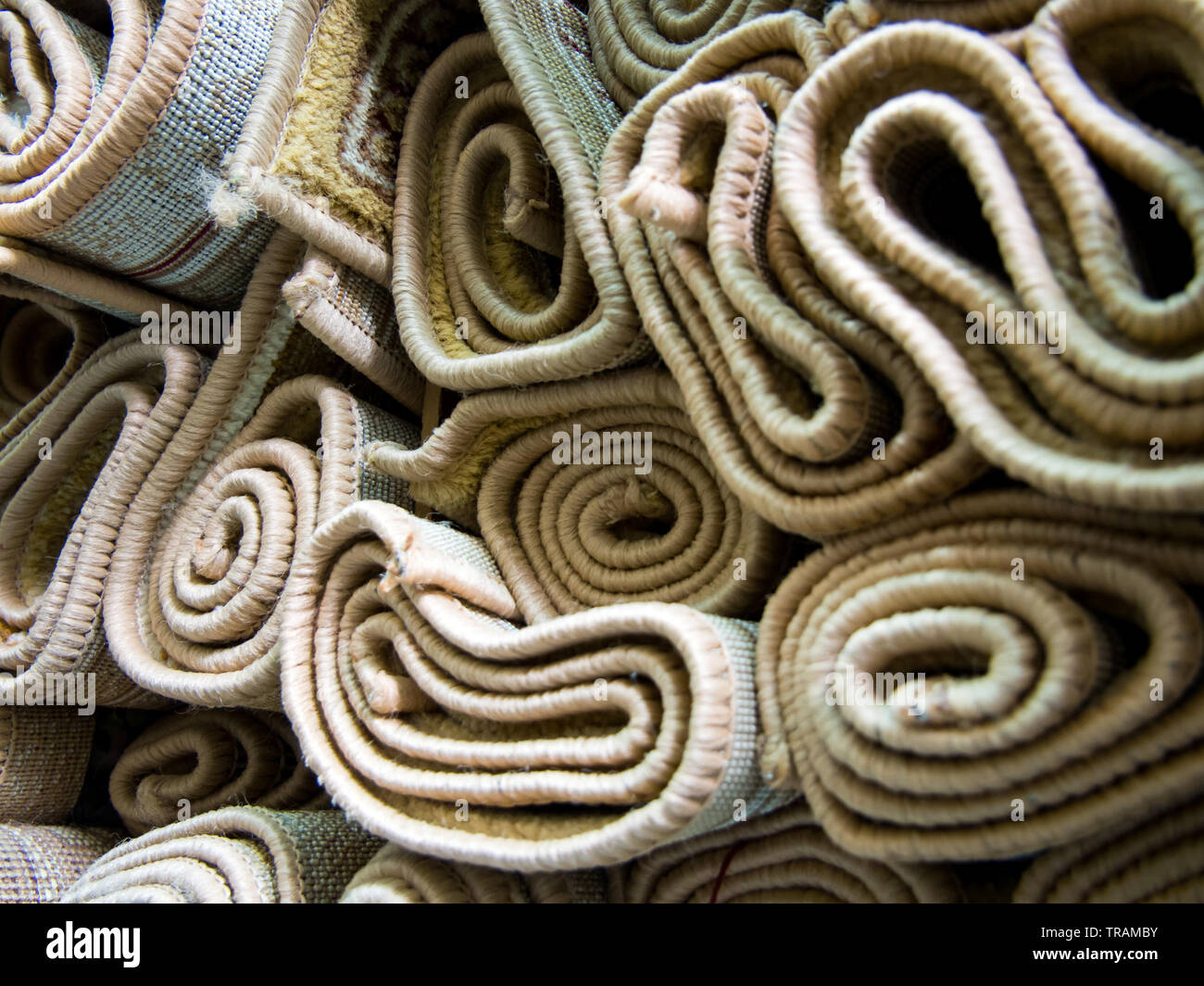 Rolled up rugs hi-res stock photography and images - Alamy