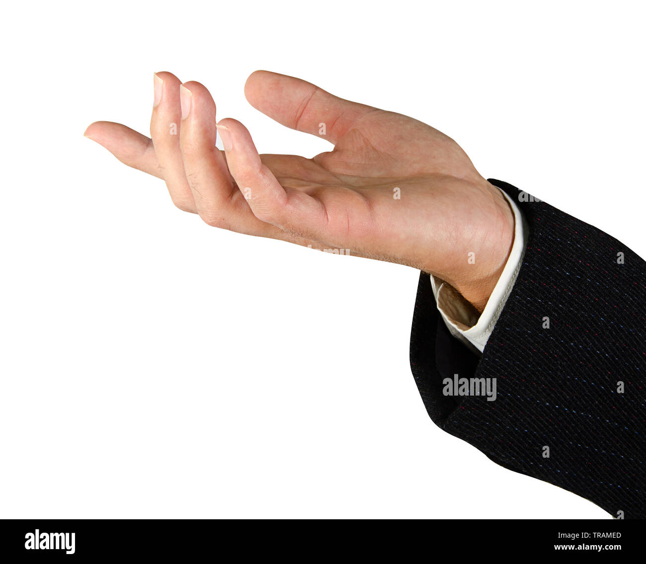 Hand isolated on white background Stock Photo - Alamy