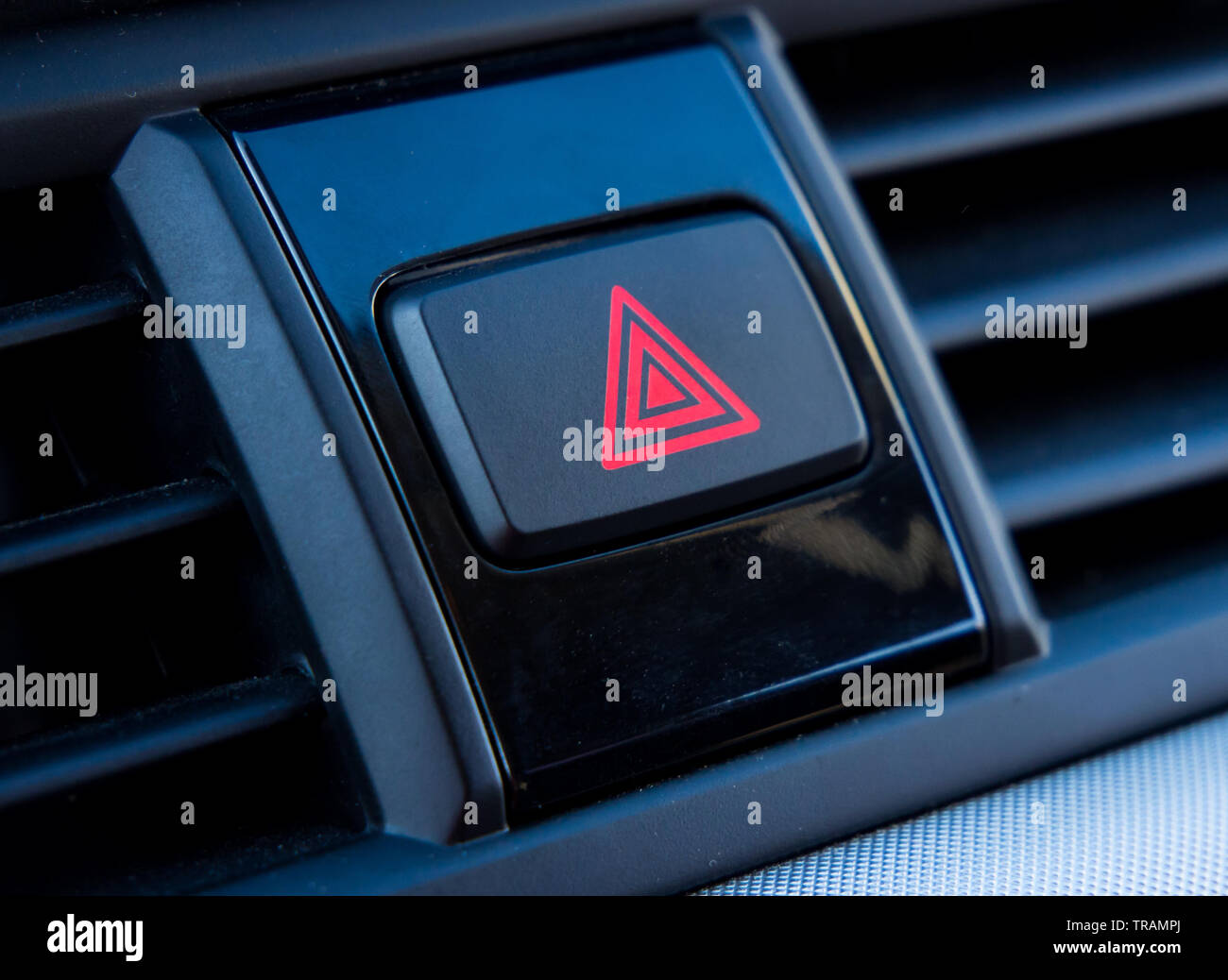Alarm button on the front of the car Stock Photo - Alamy
