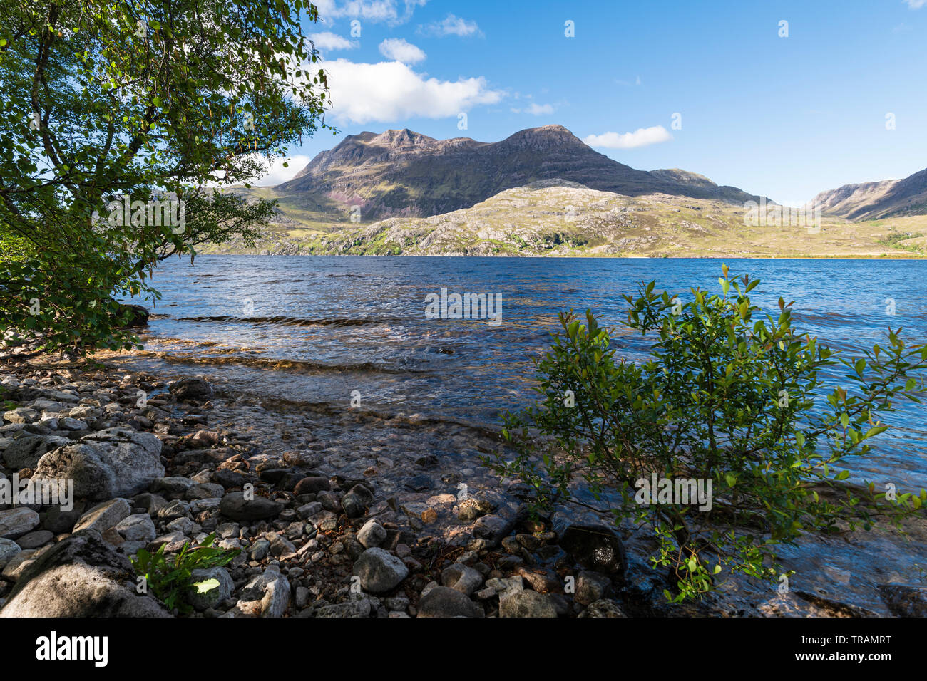 Loch Maree and Slioch in the Northwest Highlands of Scotland. 27 May ...