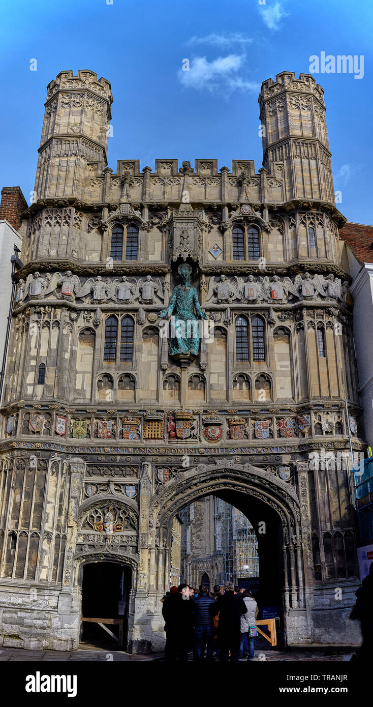 Augustine's Abbey was a Benedictine monastery in Canterbury, Kent Stock ...