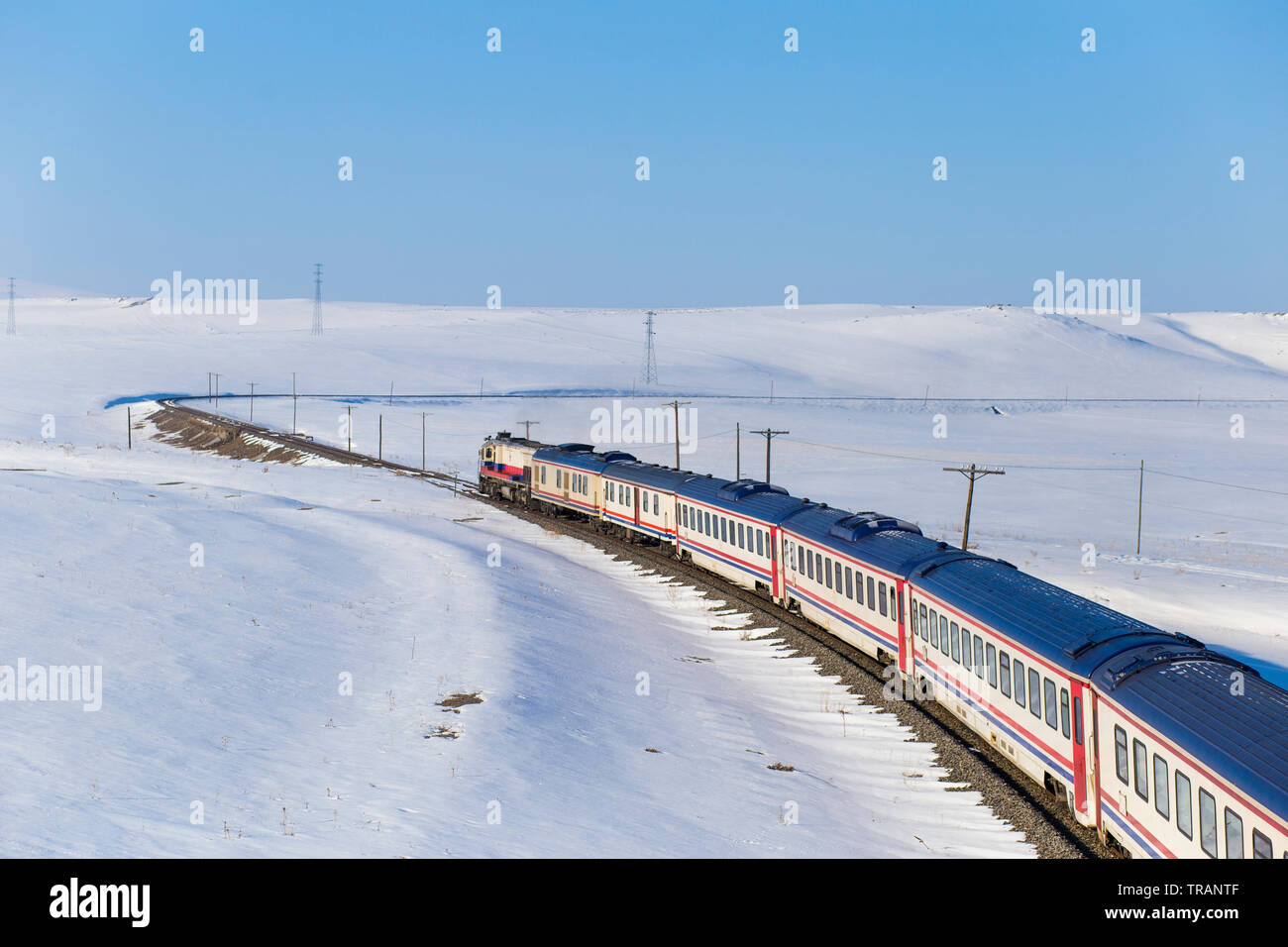 Eastern expres, Kars dogu expresi Stock Photo - Alamy
