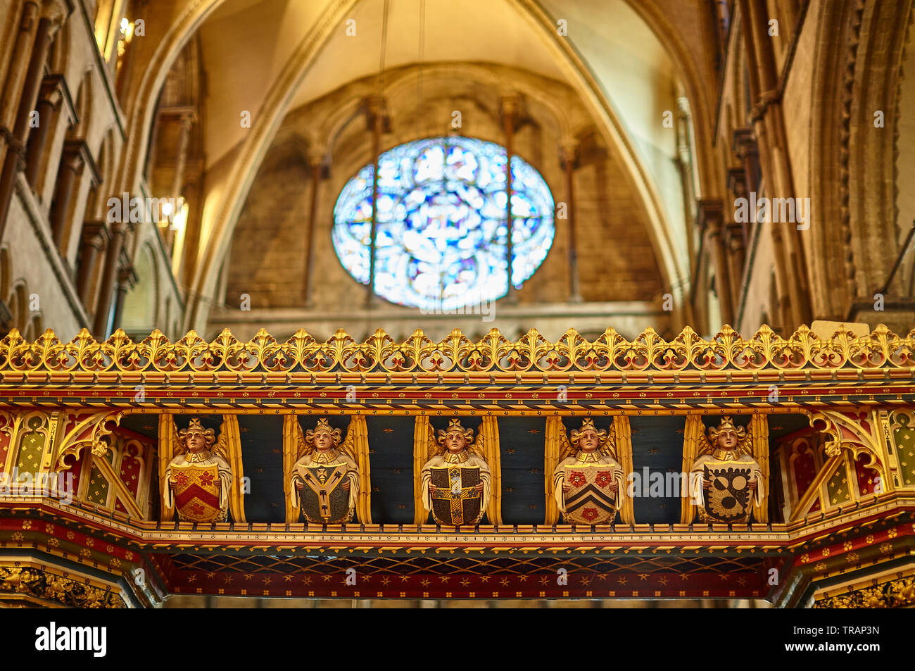 Canterbury Cathedral in Canterbury, Kent, is one of the oldest and most ...