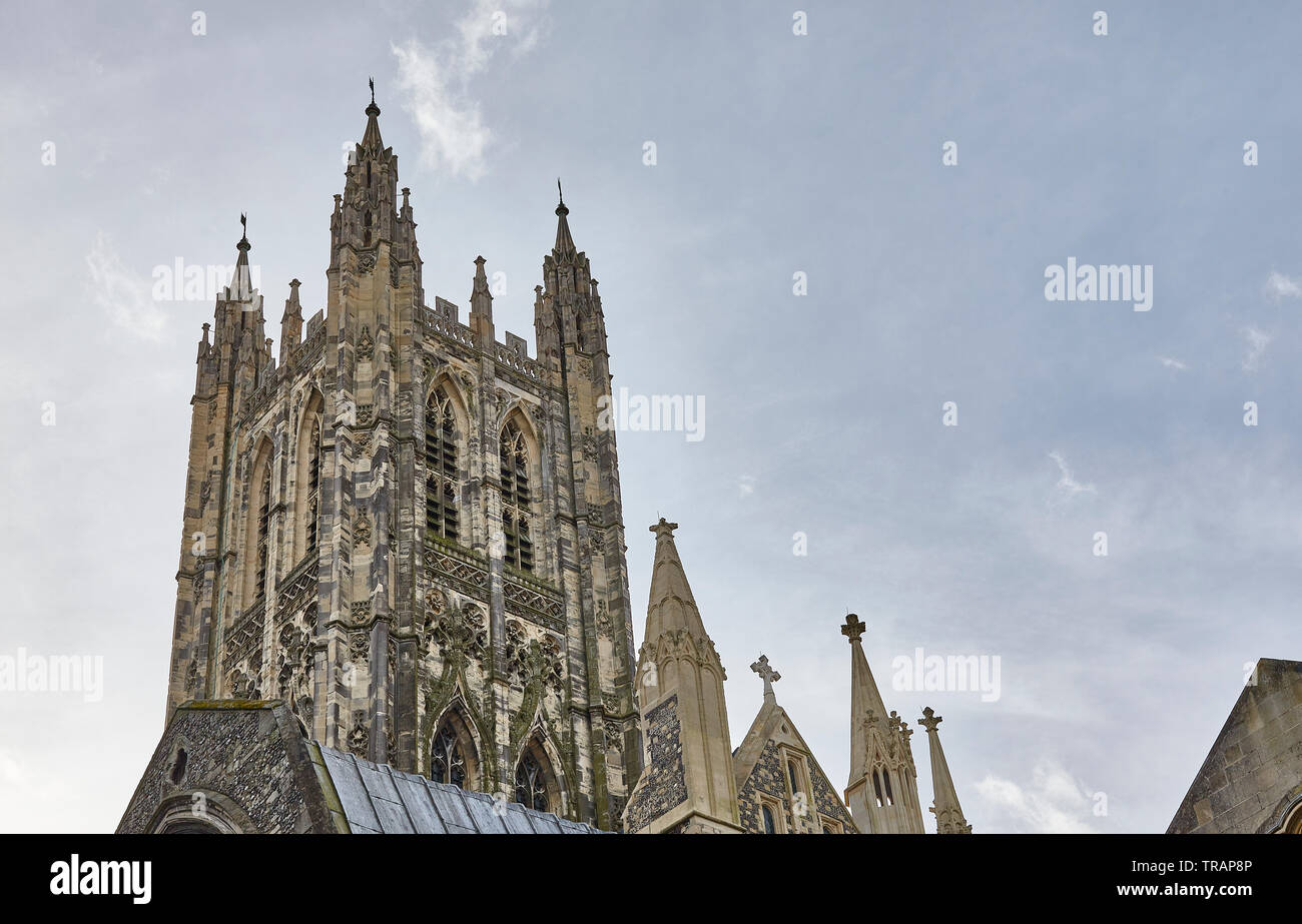 Canterbury Cathedral in Canterbury, Kent, is one of the oldest and most ...