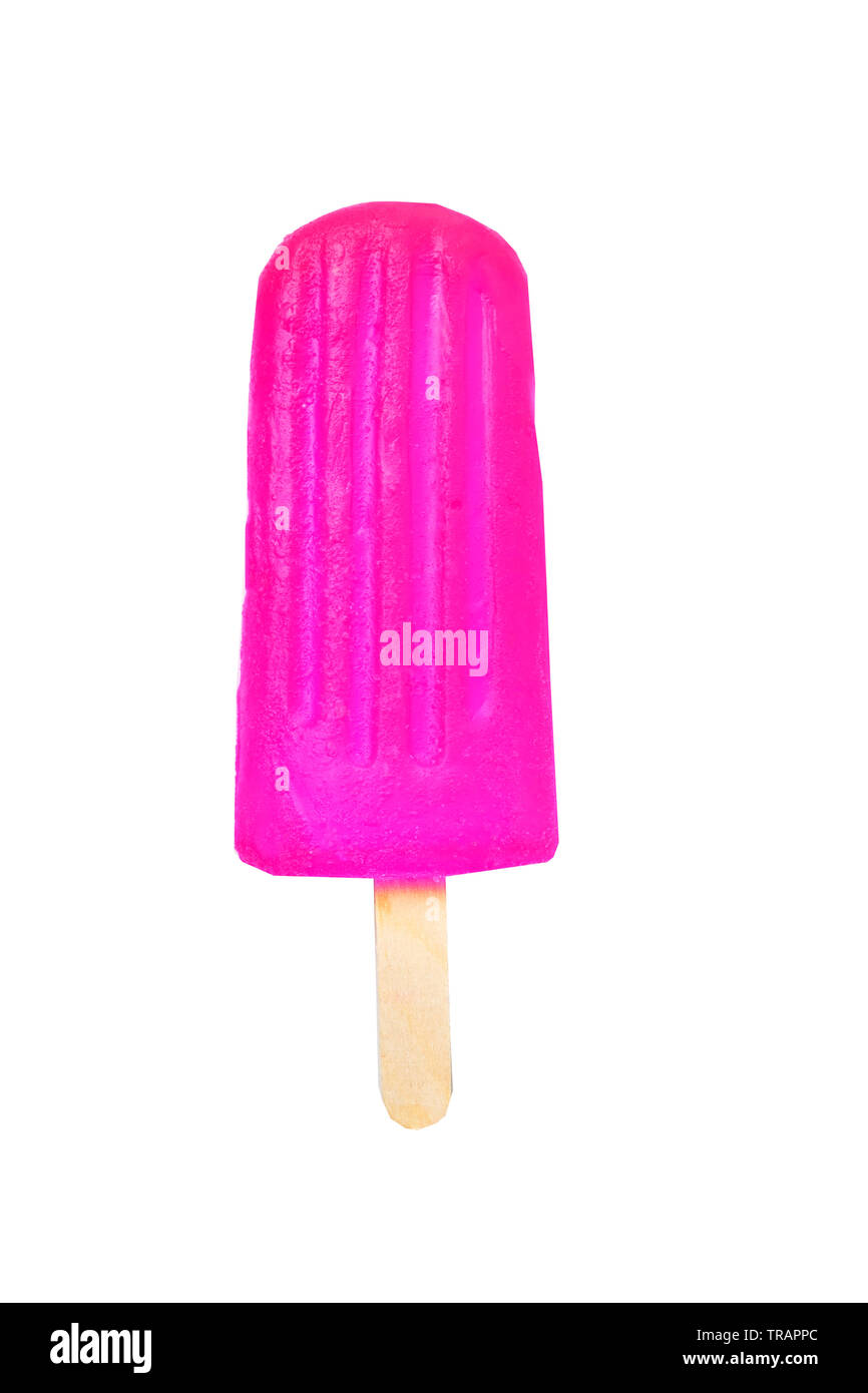 purple grape popsicle isolated on white background Stock Photo - Alamy