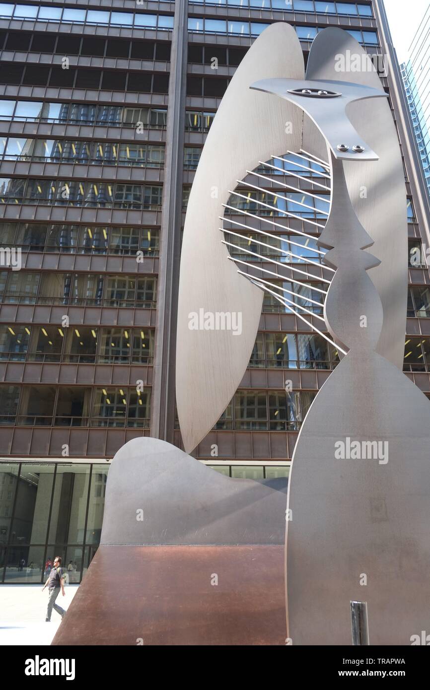 The Chicago Picasso (often just The Picasso) is an untitled monumental ...