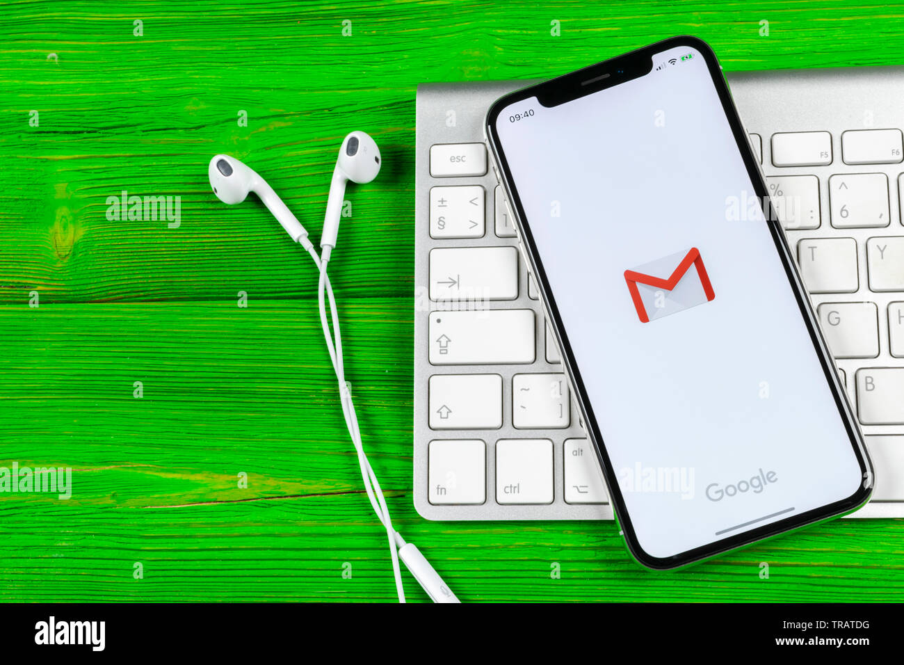 Sankt-Petersburg, Russia, June 2, 2018: Google Gmail application icon ...