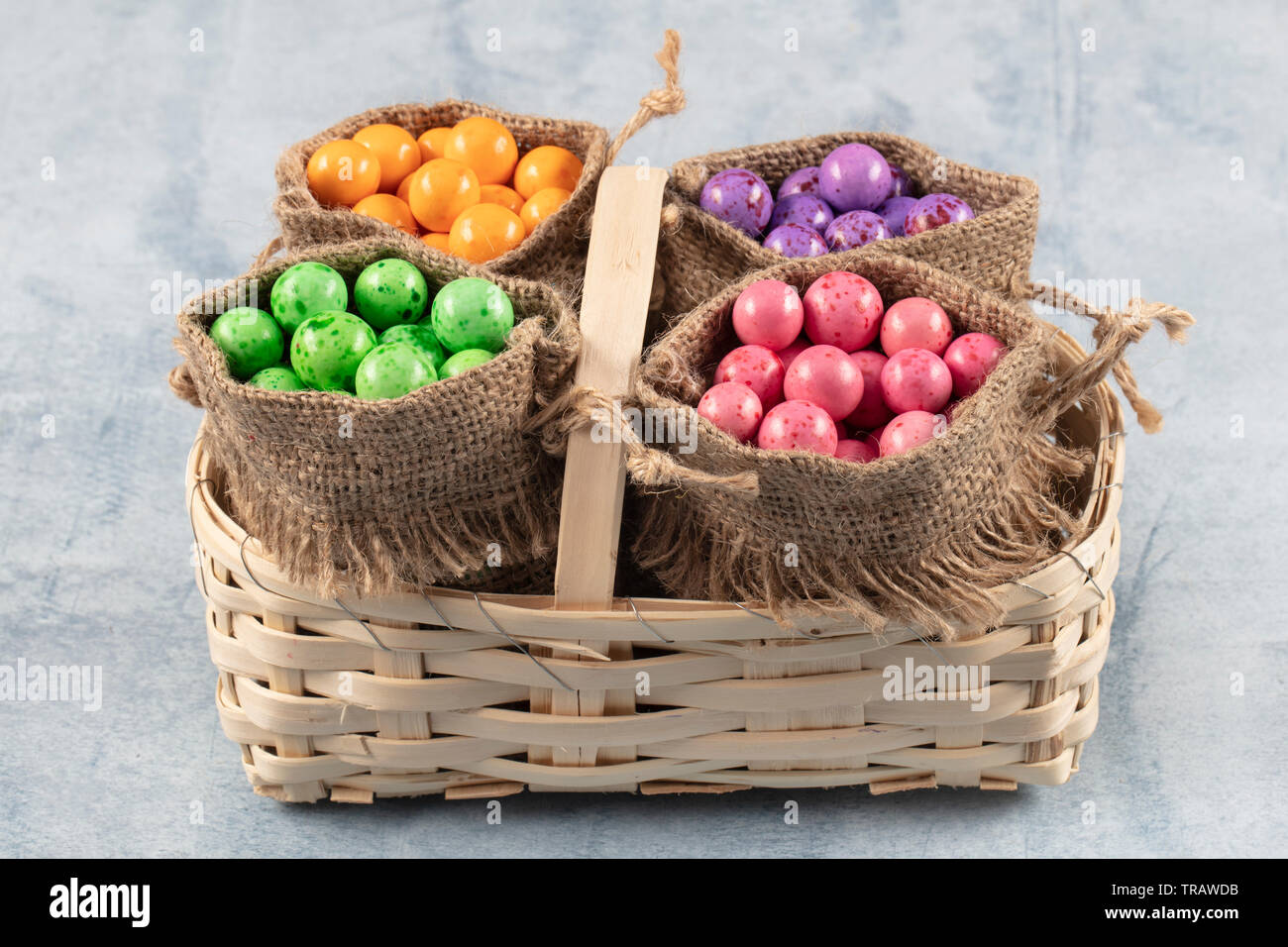 Candy Chickpeas; Roasted chickpeas covered in chocolate, fruit sauce in ...