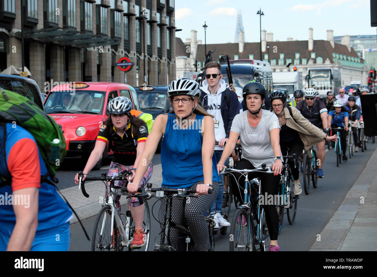London Commuter To Work Cycle High Resolution Stock Photography and ...