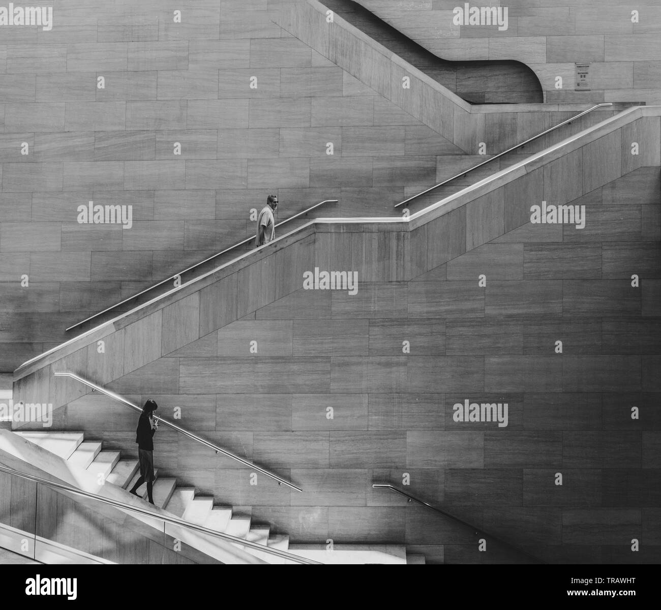 Climbing stairs old person hi-res stock photography and images - Alamy